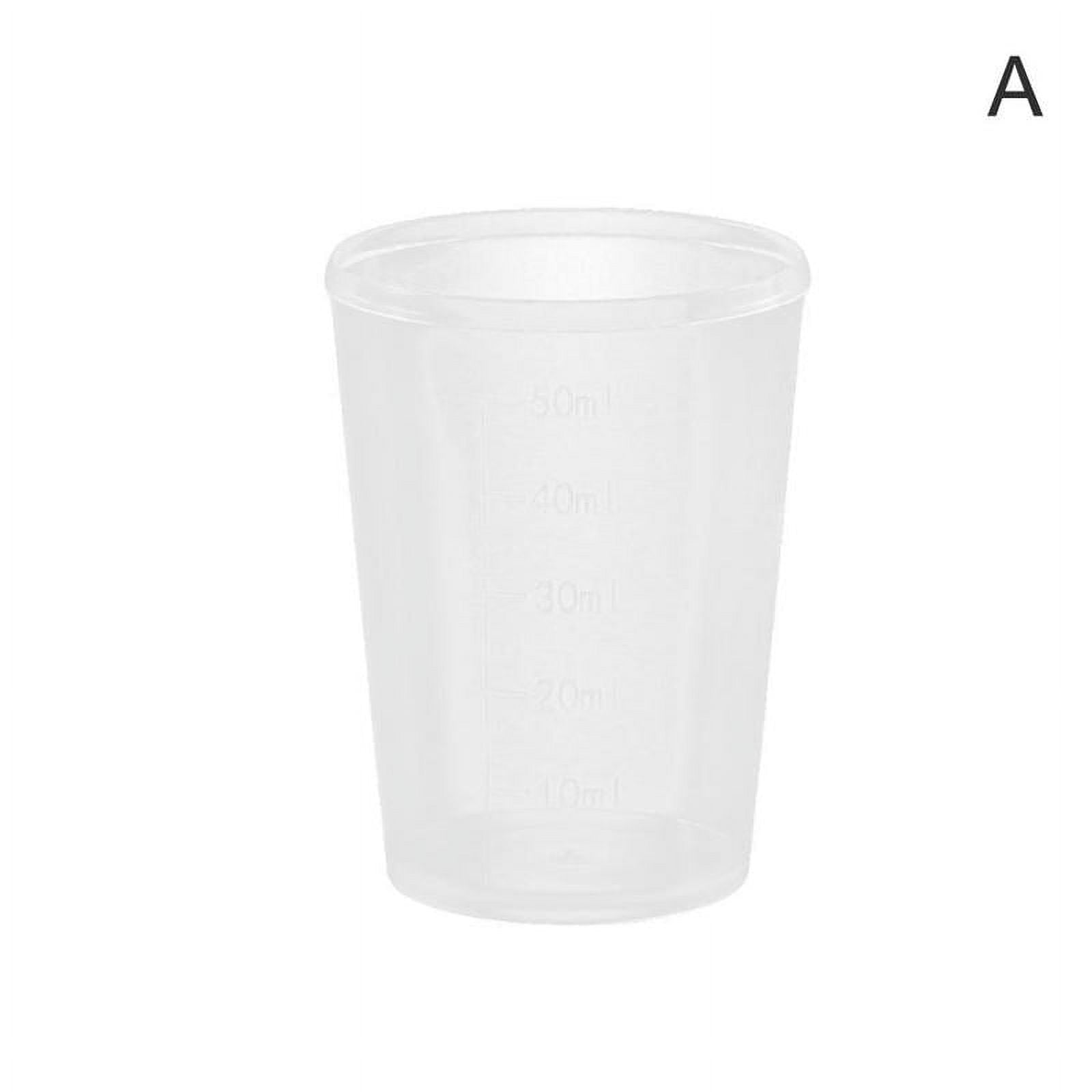 SXRC Plastic Measuring Cups,5Pack 30ml/50ml Plastic Graduated Cups ...