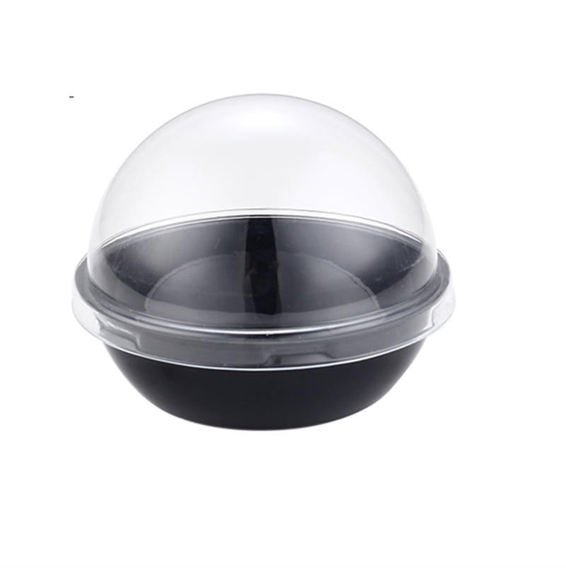 SXS 50pcs 63g 100g Egg Yolk Crisp Packaging Tray Gold Transparent Box ...