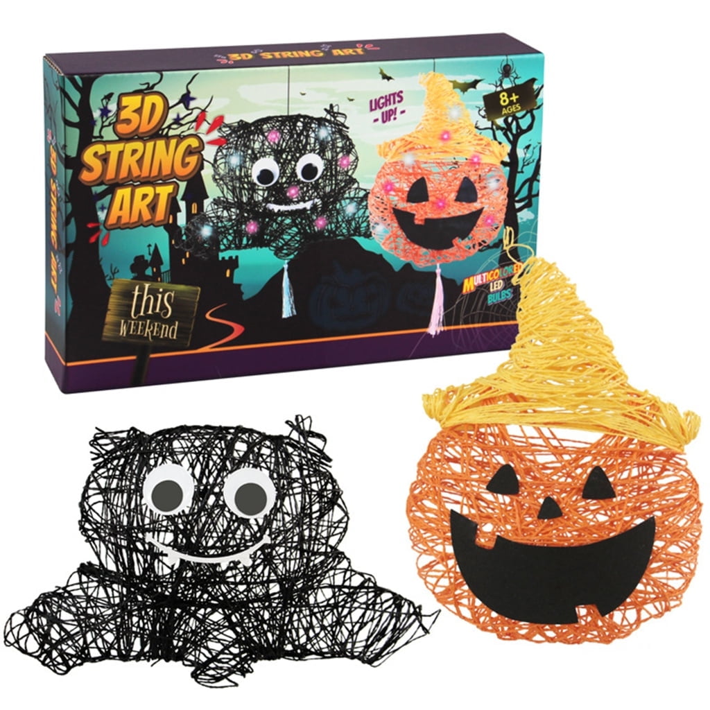 SXS Pumpkin Lantern String Art Craft Kits JackoLantern Kindergarten ...