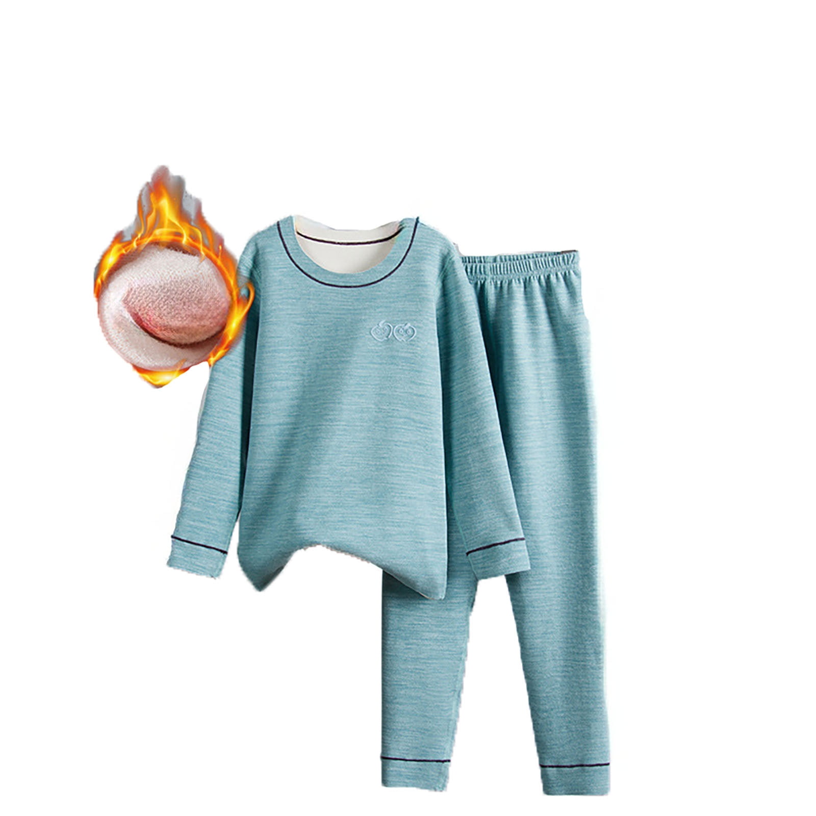 SXcggal 2025 Children's Seamless Thermal Underwear Set Boys And Girls ...