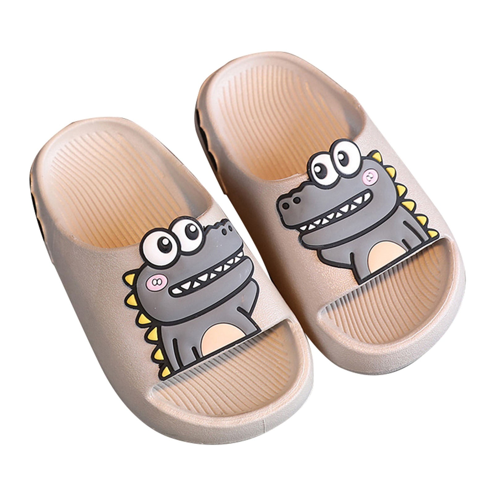 SXcggal Dinosaur Children Slippers Cute Cartoon Beach Slippers For Kids Non Boys Girls Summer ...
