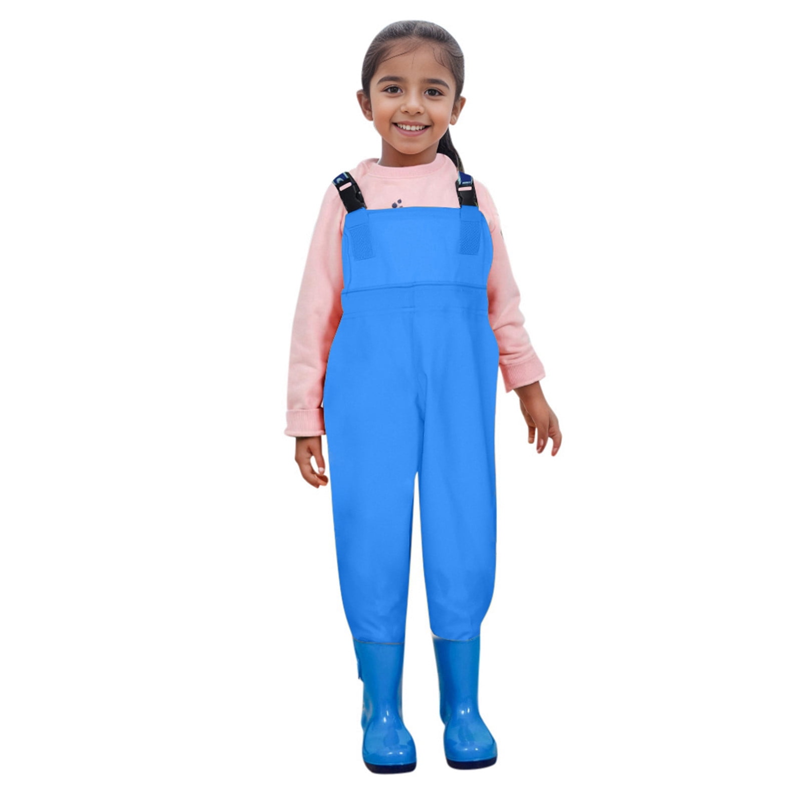 SXcggal Kids Boys Girls Waders Youth Solid ColorColor Fishing Waders ...