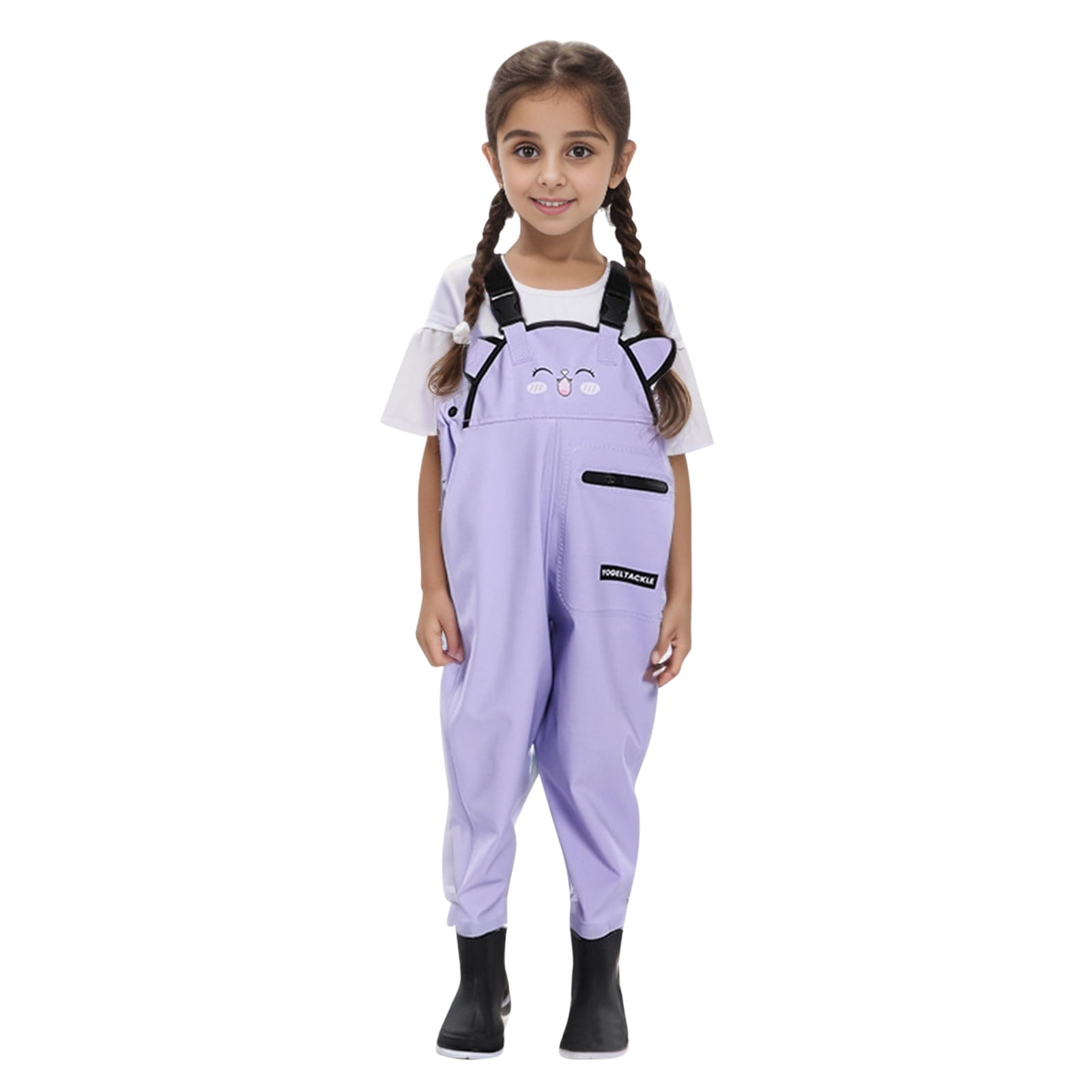 SXcggal Kids Cartoon Waders Youth Fishing Waders For Toddler Children ...