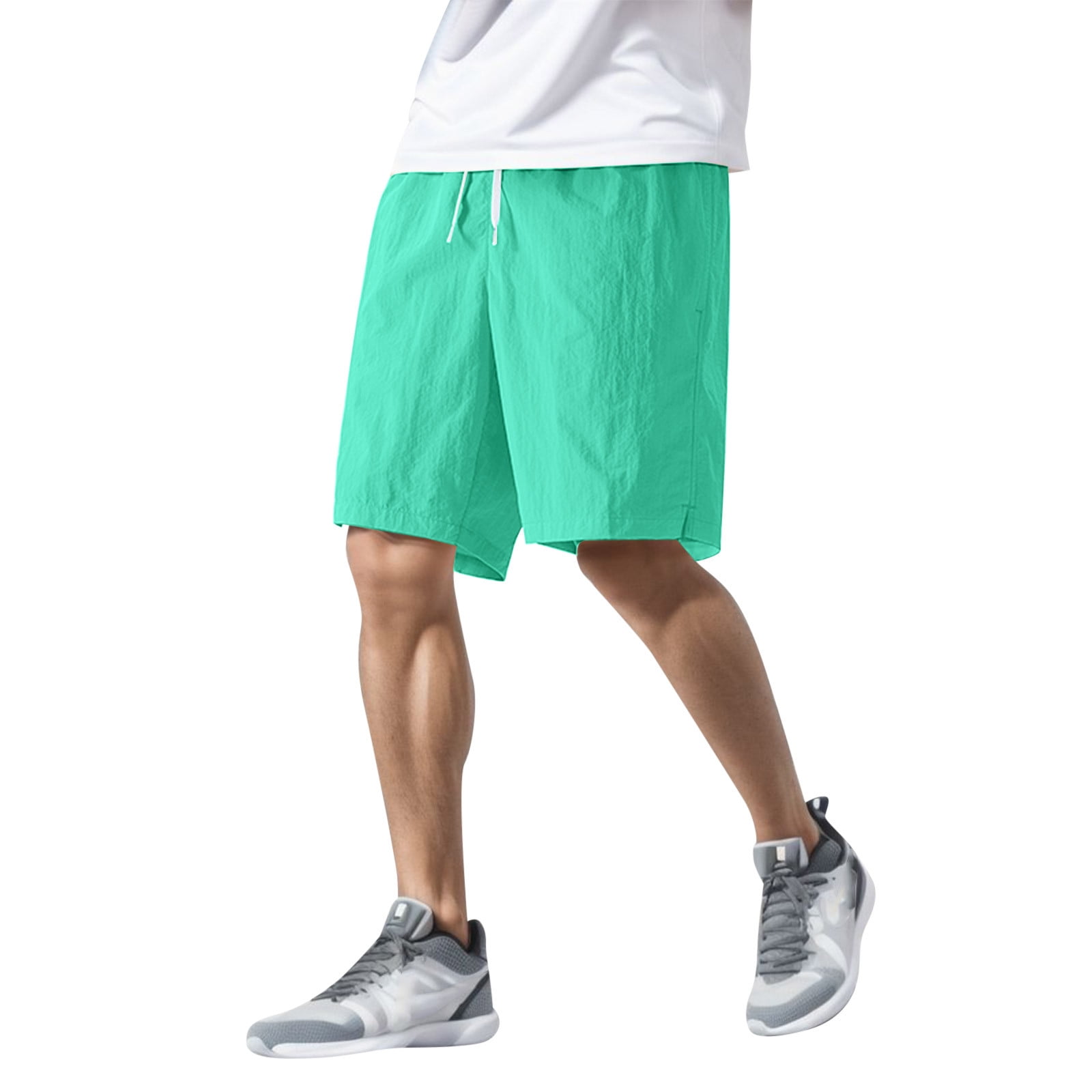 Sxcggal Mens Summer Soft And Comfortable Solid Color Pants With Lined