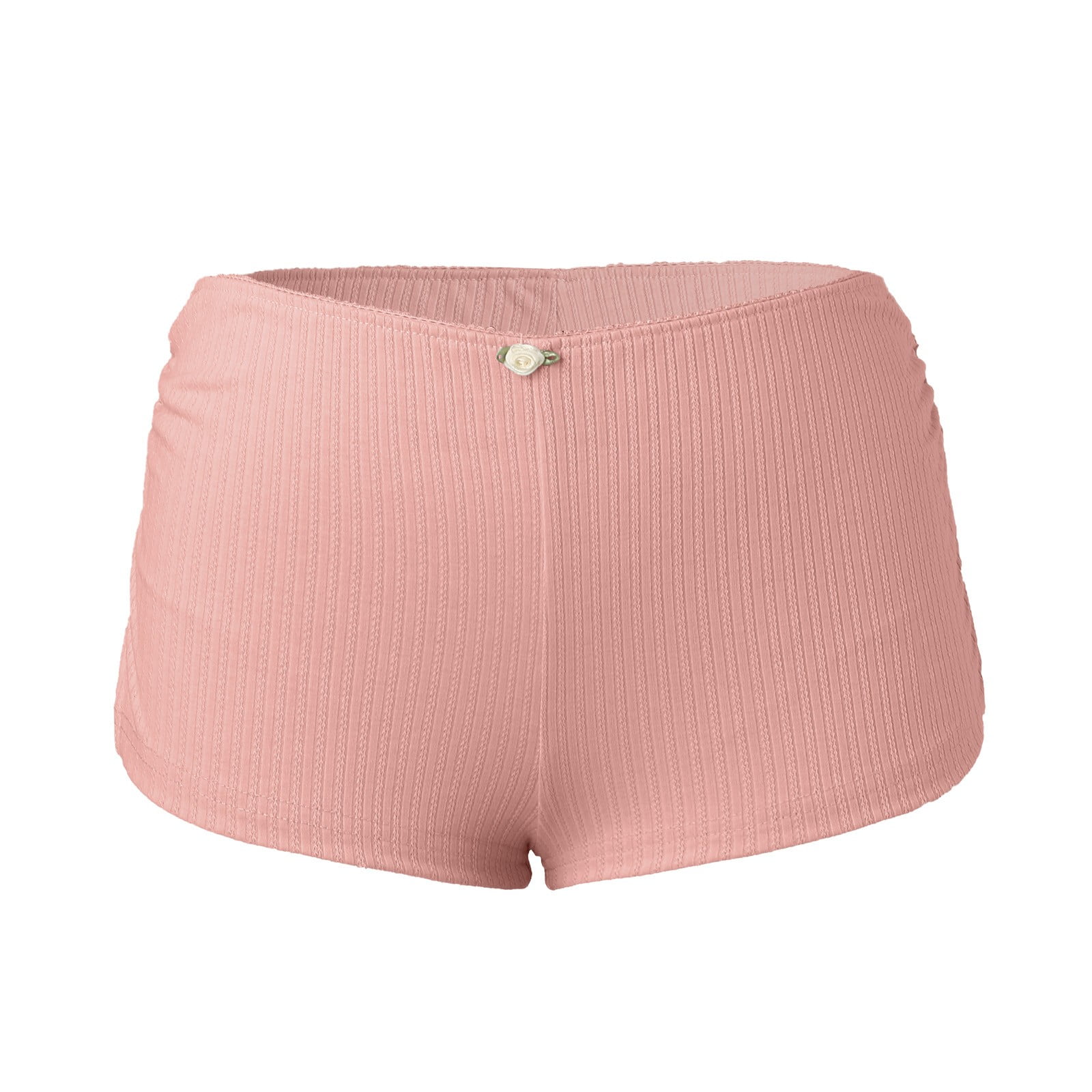 SXcggal Sexy Micro Shorts For Women Low Waist Side Slit Mini Slim ...