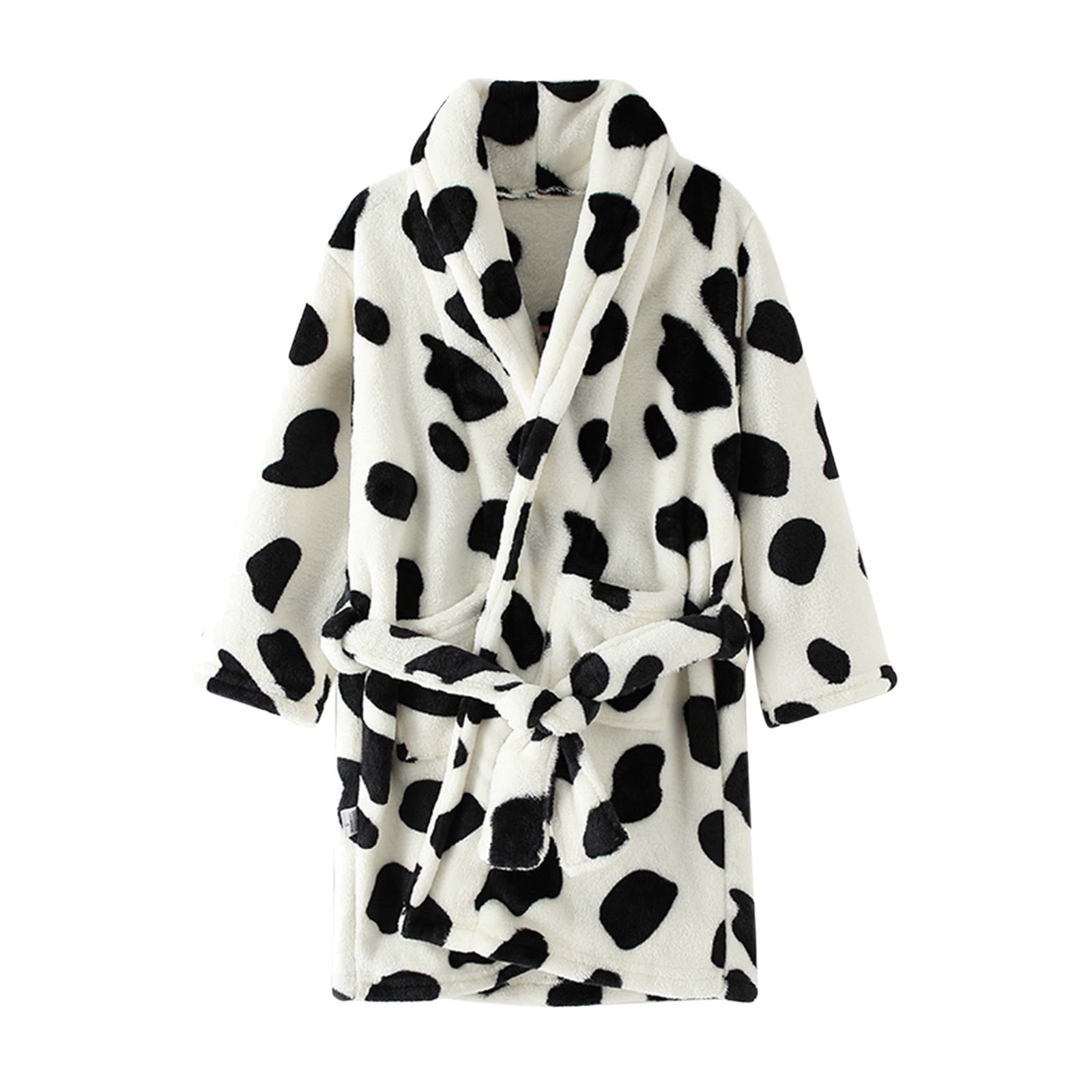 SXcggal Toddler Kids Baby Boys Girls Print Bathrobes Hooded Warm ...