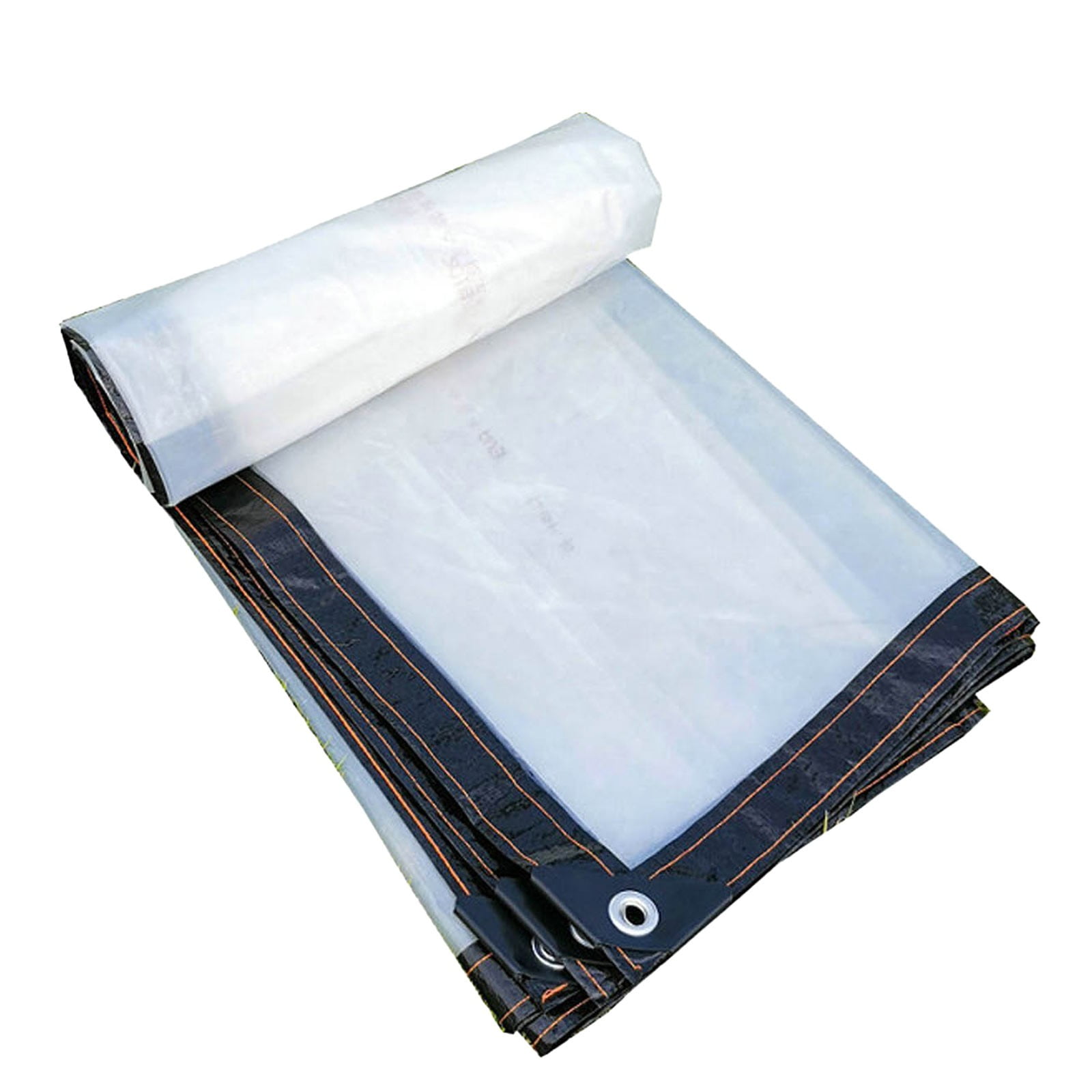 SXcggal Transparent Tarp With Eyelets Tarp 2 X 3 M Plastic Tarp With ...
