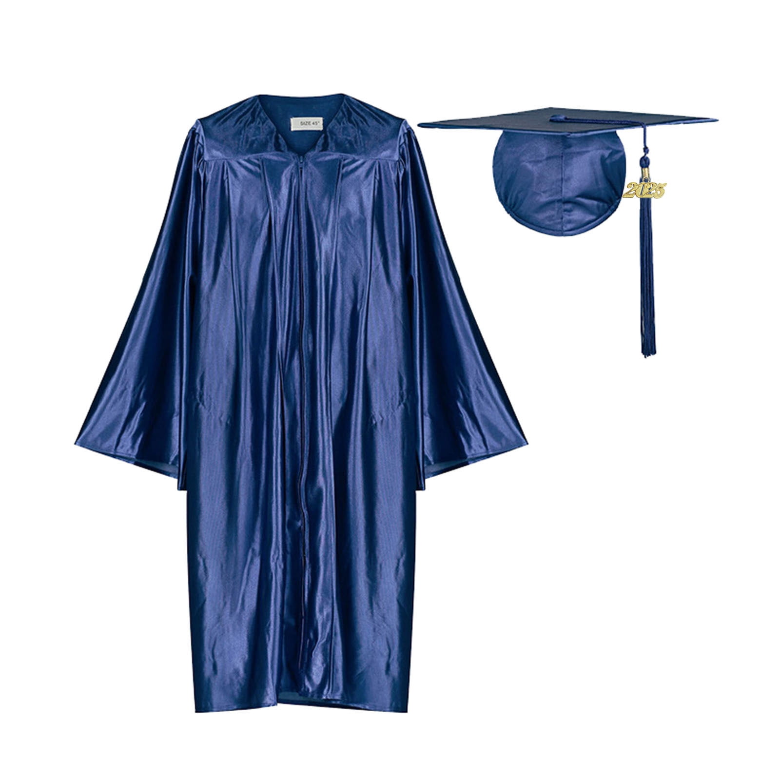 SXcggal Unisex Graduation Gown Cap Set With 2025 Outfit For Adult Size ...