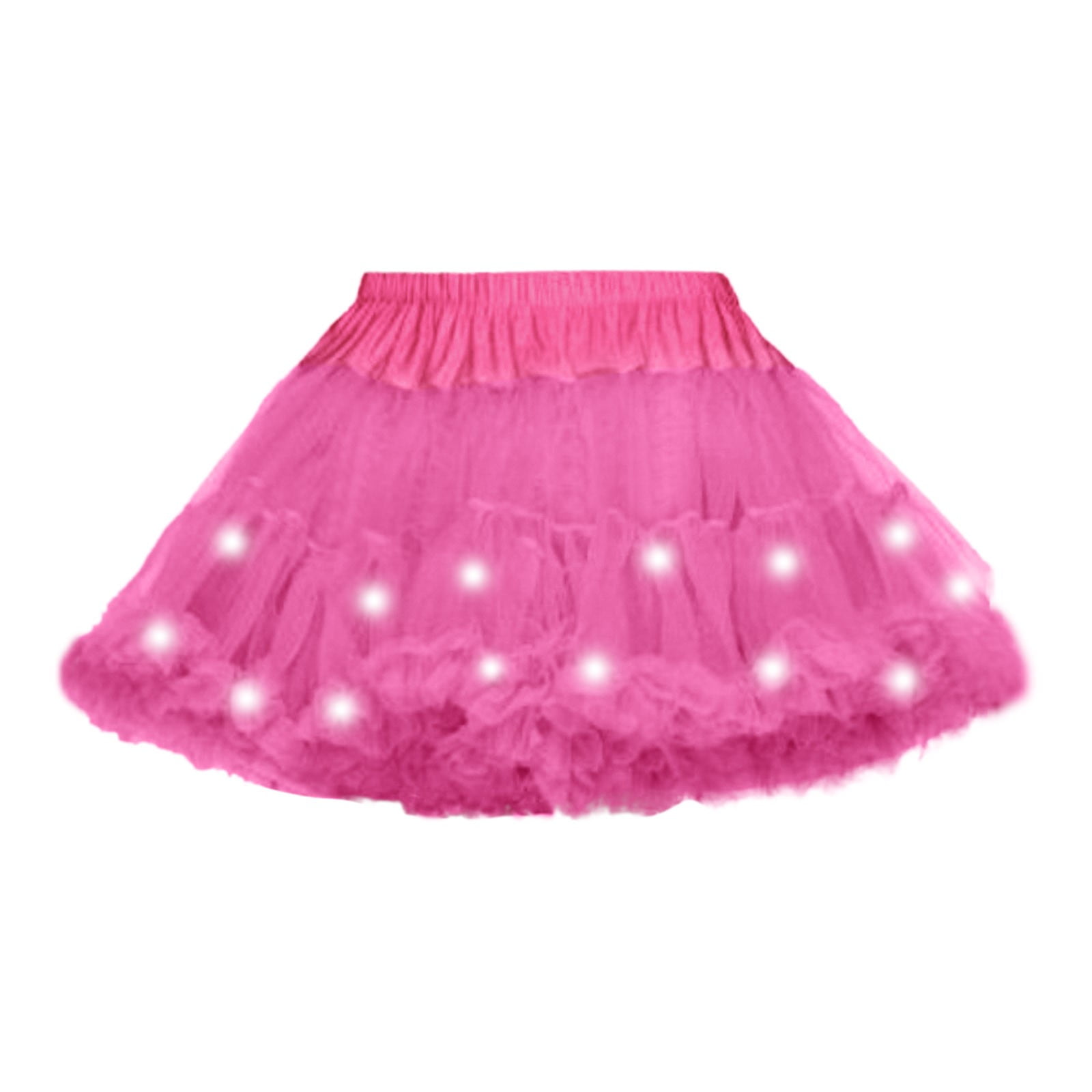 SXcggal Women's Tutu Clothes Petticoat Layered Skirt Basic Versatile ...