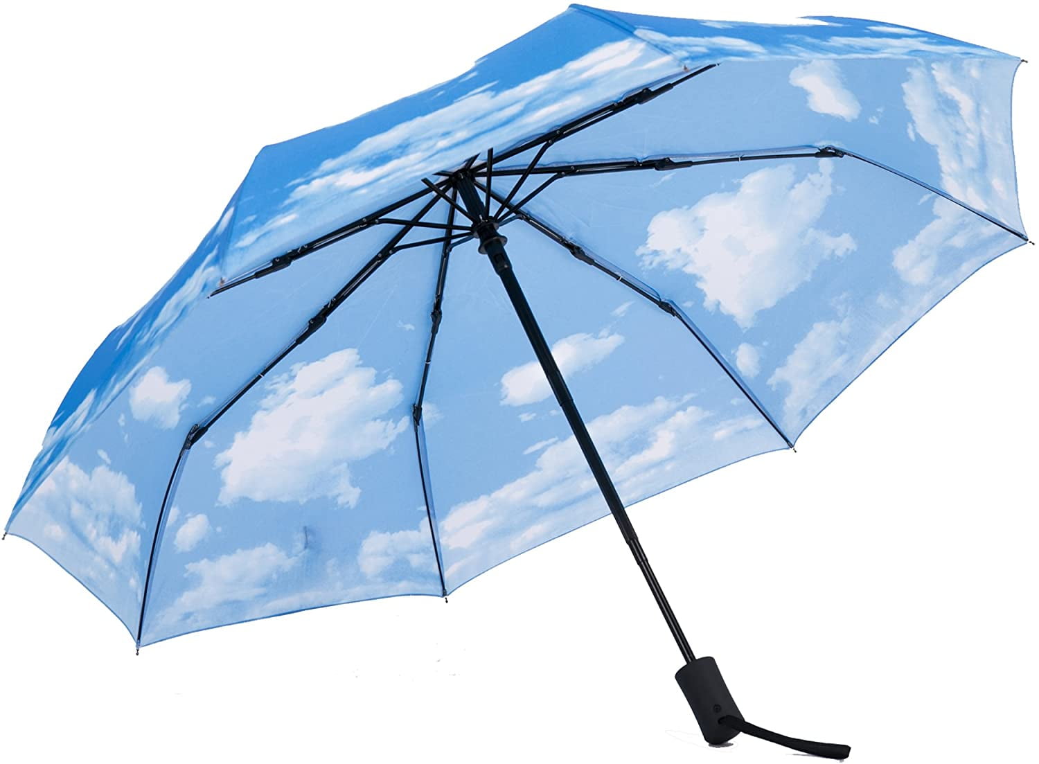SY Compact Travel Umbrella Automatic Folding Umbrella Portable for ...