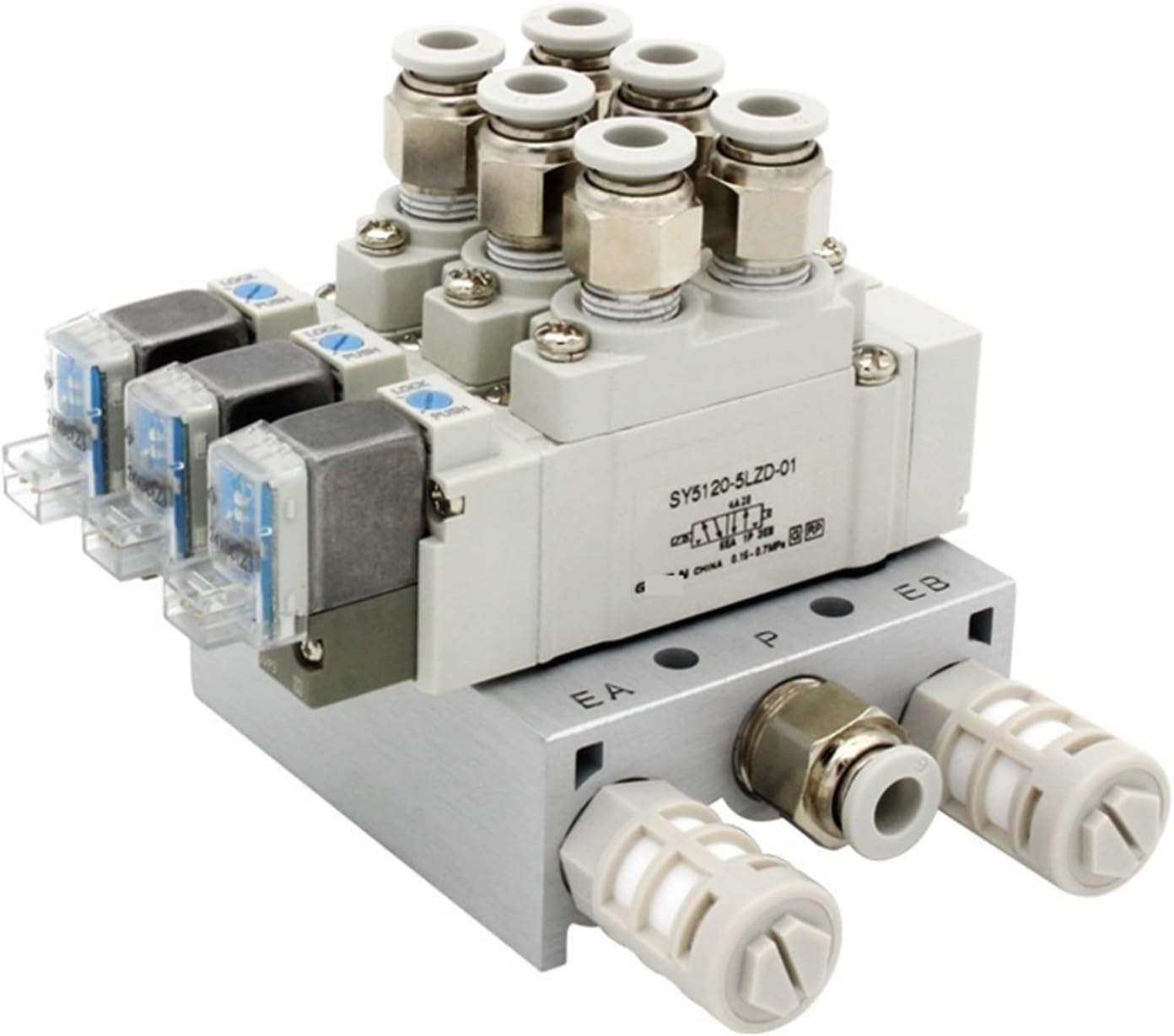 SY5120 Solenoid Valve Combination Single Electronically Controlled ...