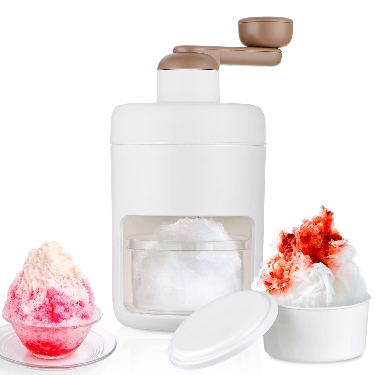 SYADEL Ice Shaver with Stainless Steel BladesEasyOperated Ice Gola ...