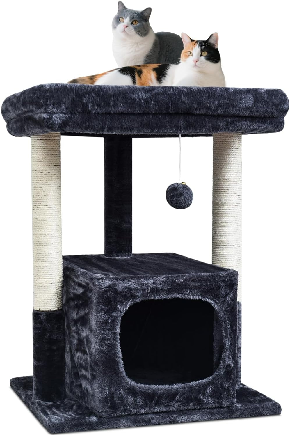 Cat Tree for Indoor Cats Large Adult, Modern Activity Tower with ...