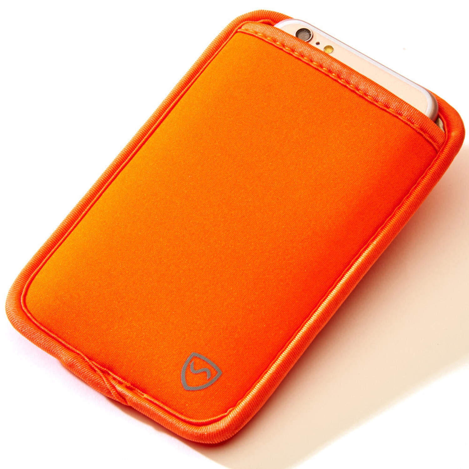 SYB Phone Pouch, EMF-Proof Phone Sleeve for Cell Phones, Orange, XL ...
