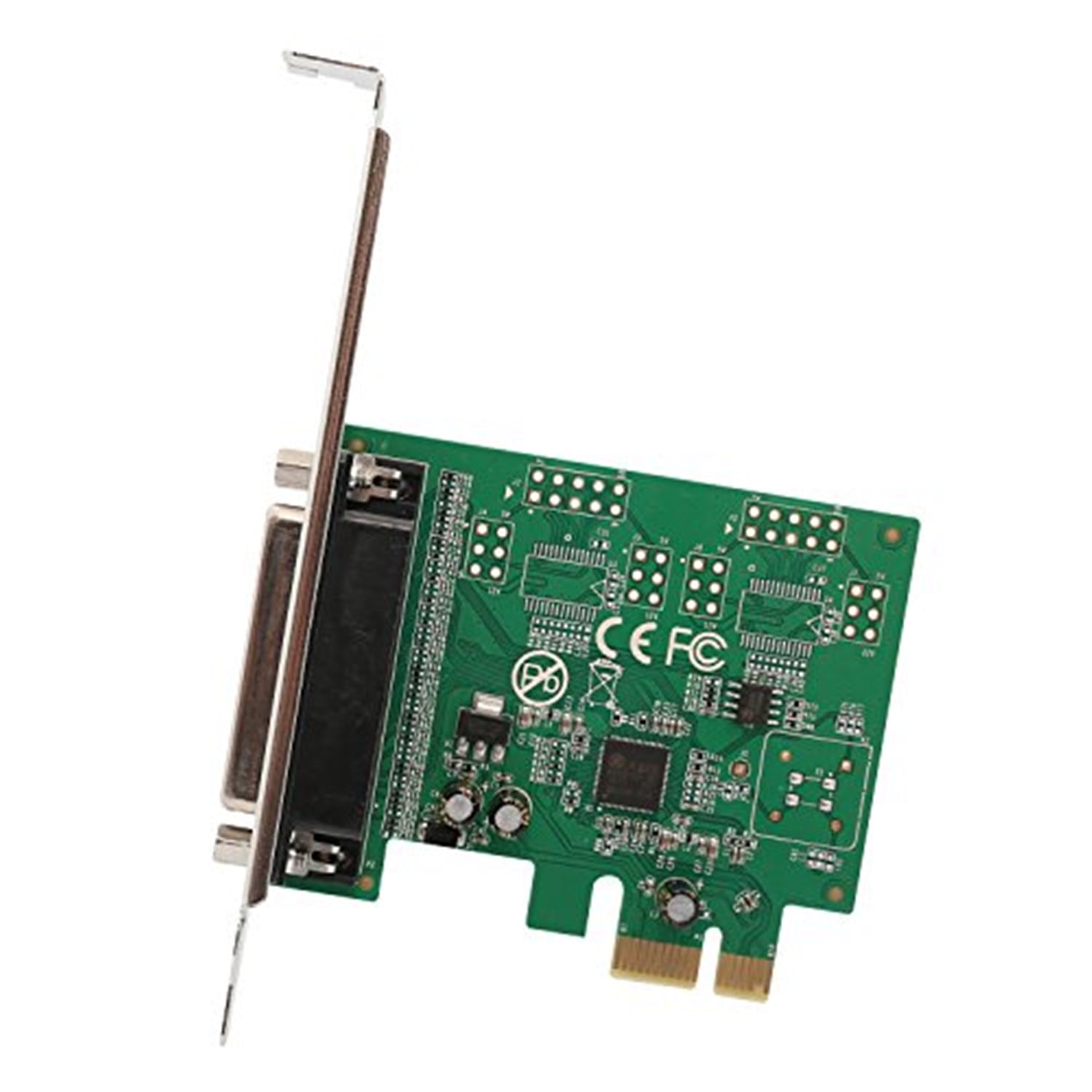 SYBA 1 Port DB25 Parallel Printer (LPT1) PCI-e 2.0 x1 Expansion Card ...