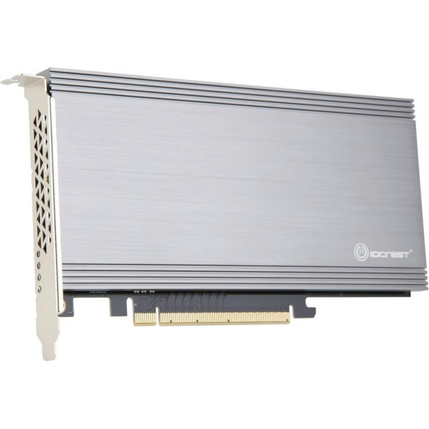 SYBA Dual M.2 NVMe Ports to PCIe 3.0 x16 Bifurcation Riser Controller ...