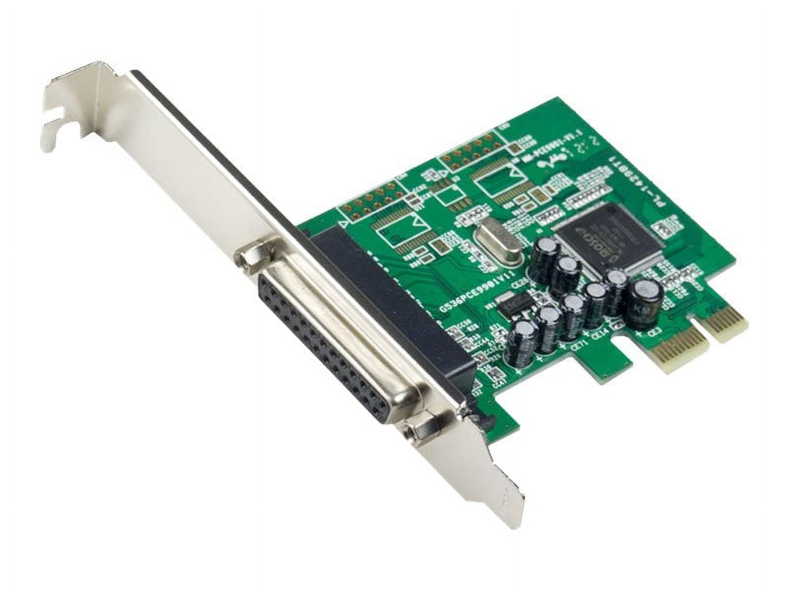 IOCrest PCI-E Printer/Parallel Card Moschip 9901 Chipset one Low ...