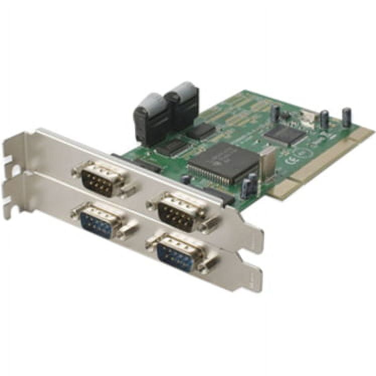 4 DB-9 Serial (RS-232) Ports PCI Controller Card, Netmos 9865 Chipset - Walmart.com