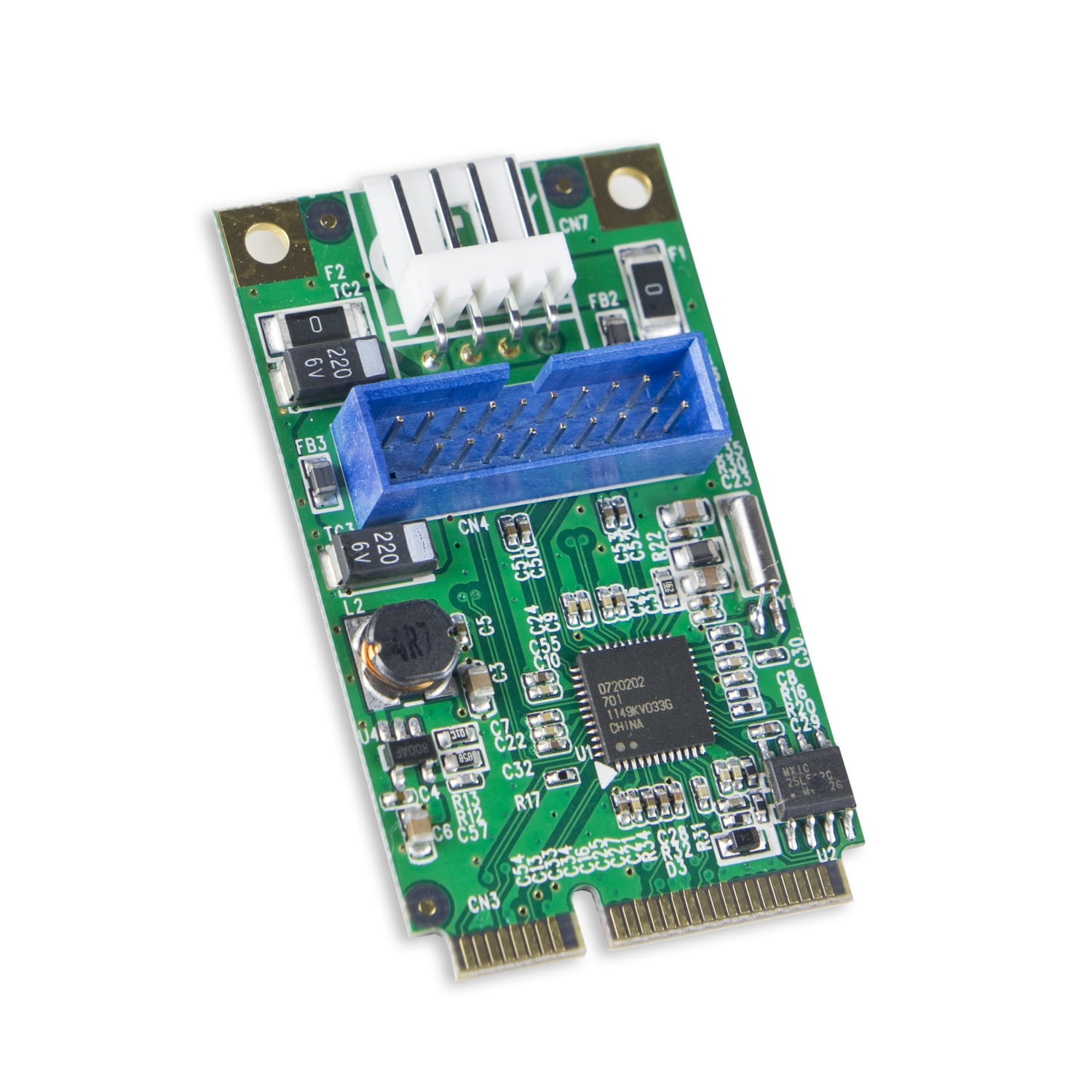SYBA Multimedia SD-MPE20142 USB 3.0 19 Header Mini PCI-e 2.0 Card ...