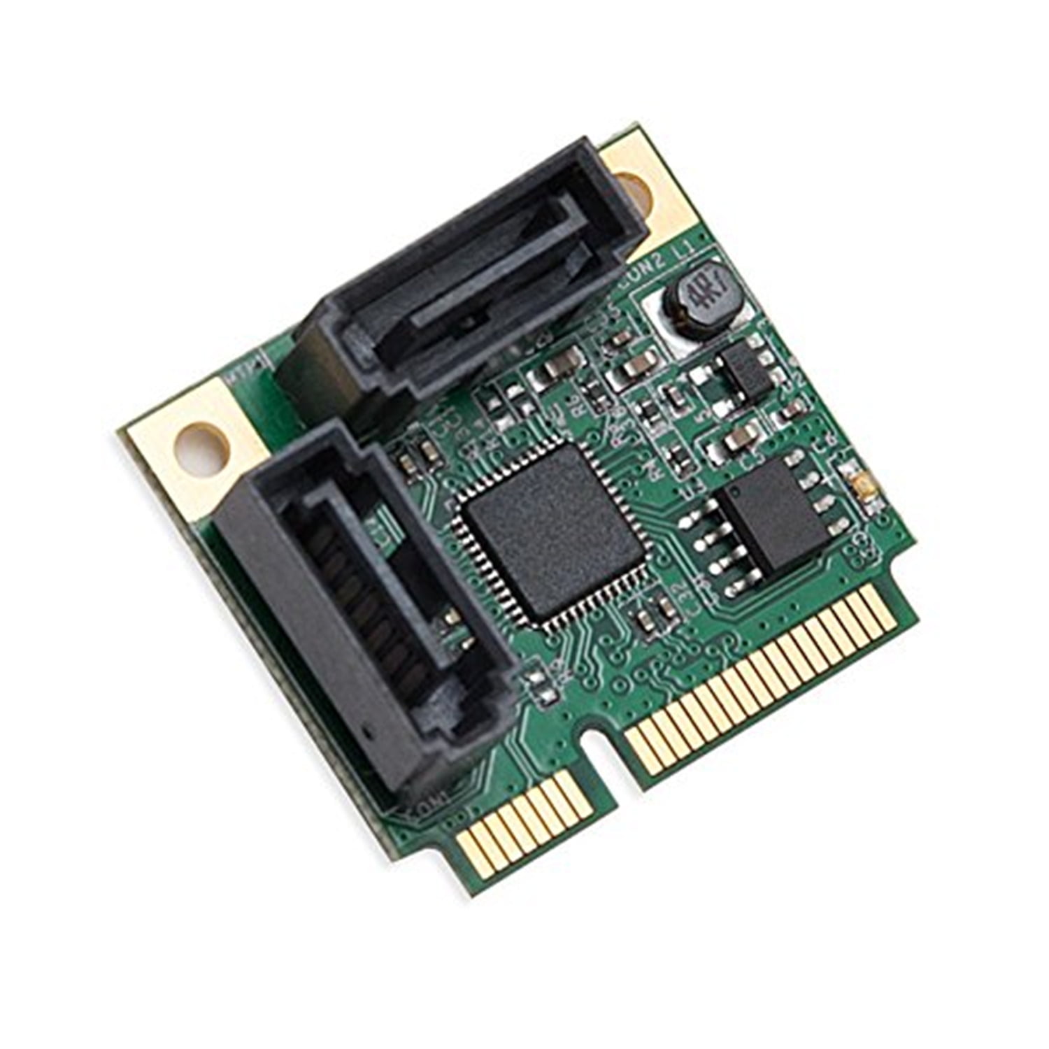 IOCrest Half Height 2 Port SATA III RAID Mini PCI-e 2.0 Card - Walmart ...