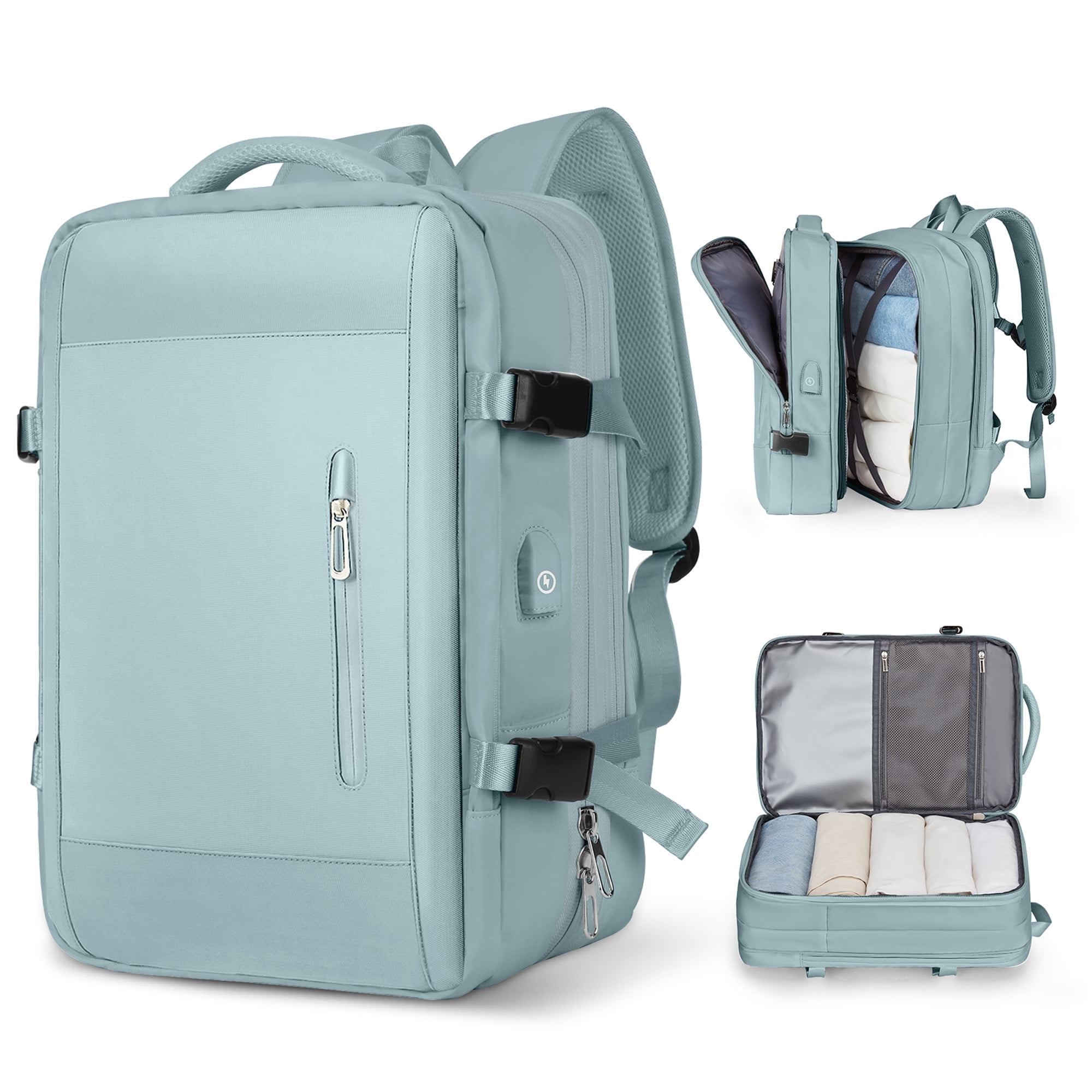 SYCNB Large, Lightweight, Water-Resistant Travel Backpack for Adults ...