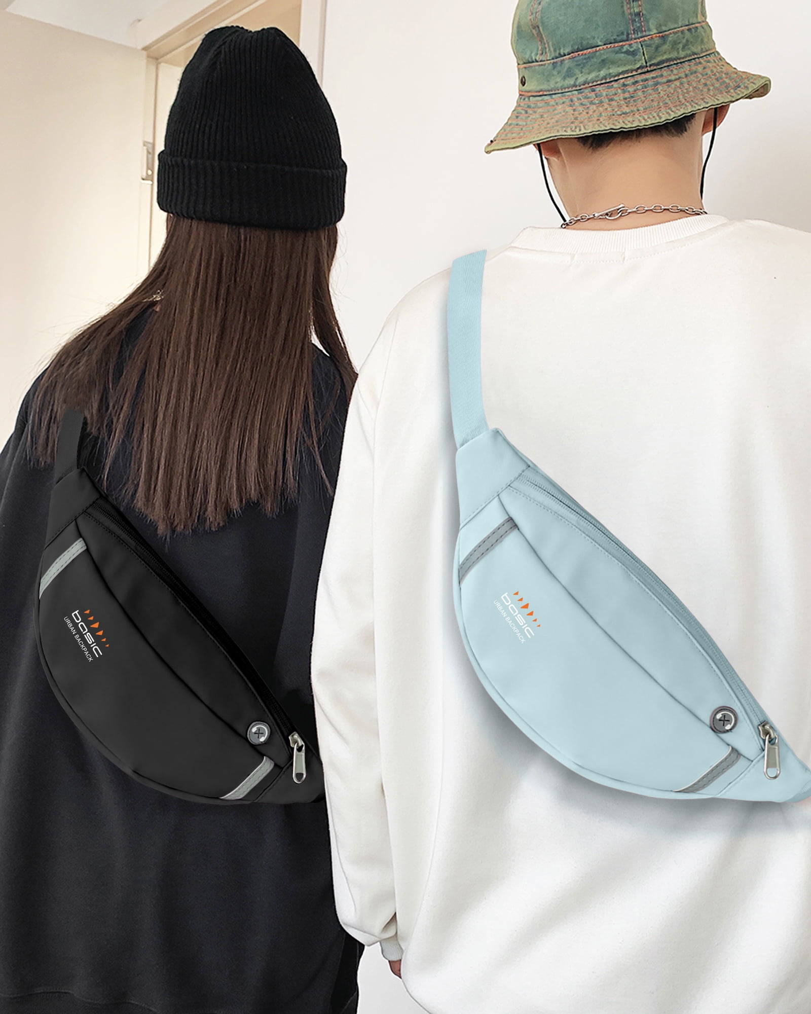 Fashionable Waterproof Fanny Packs for Women & Men, Waist Bag with ...