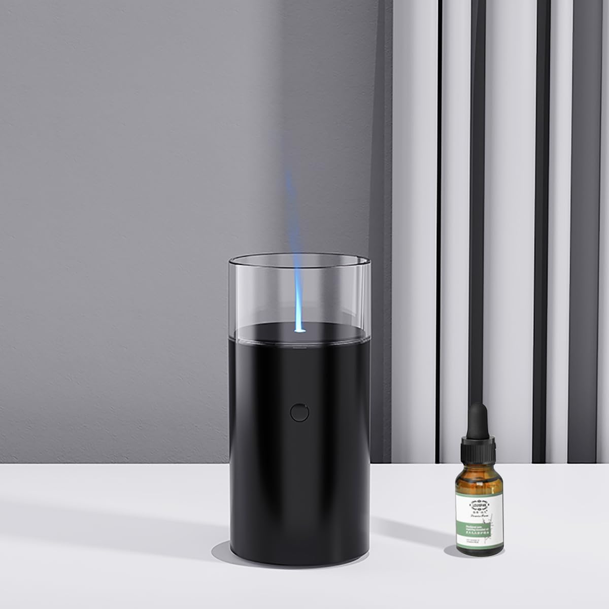 SYCYH Essential Oil Diffuser, 7 LED Color Candlelight Premium ...