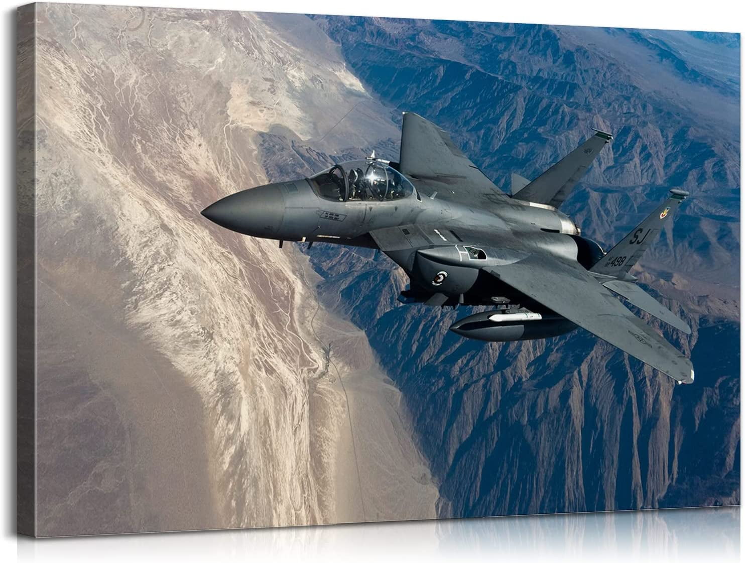 SYDposter Airplane Wall Art Aviation Wall Art F15e Strike Eagle Wall ...