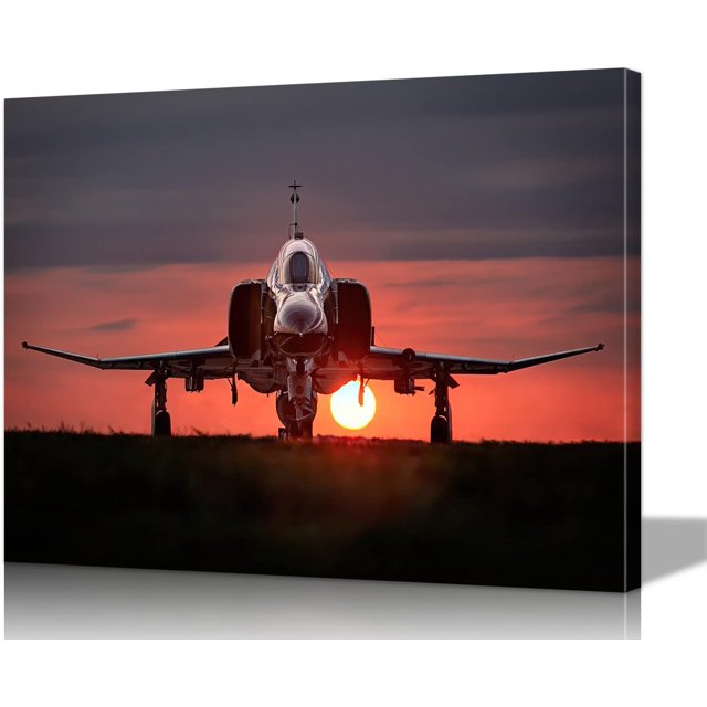 SYDposter Aviation Decor Airplane Wall Art F-4 Phantom Poster Airplane ...