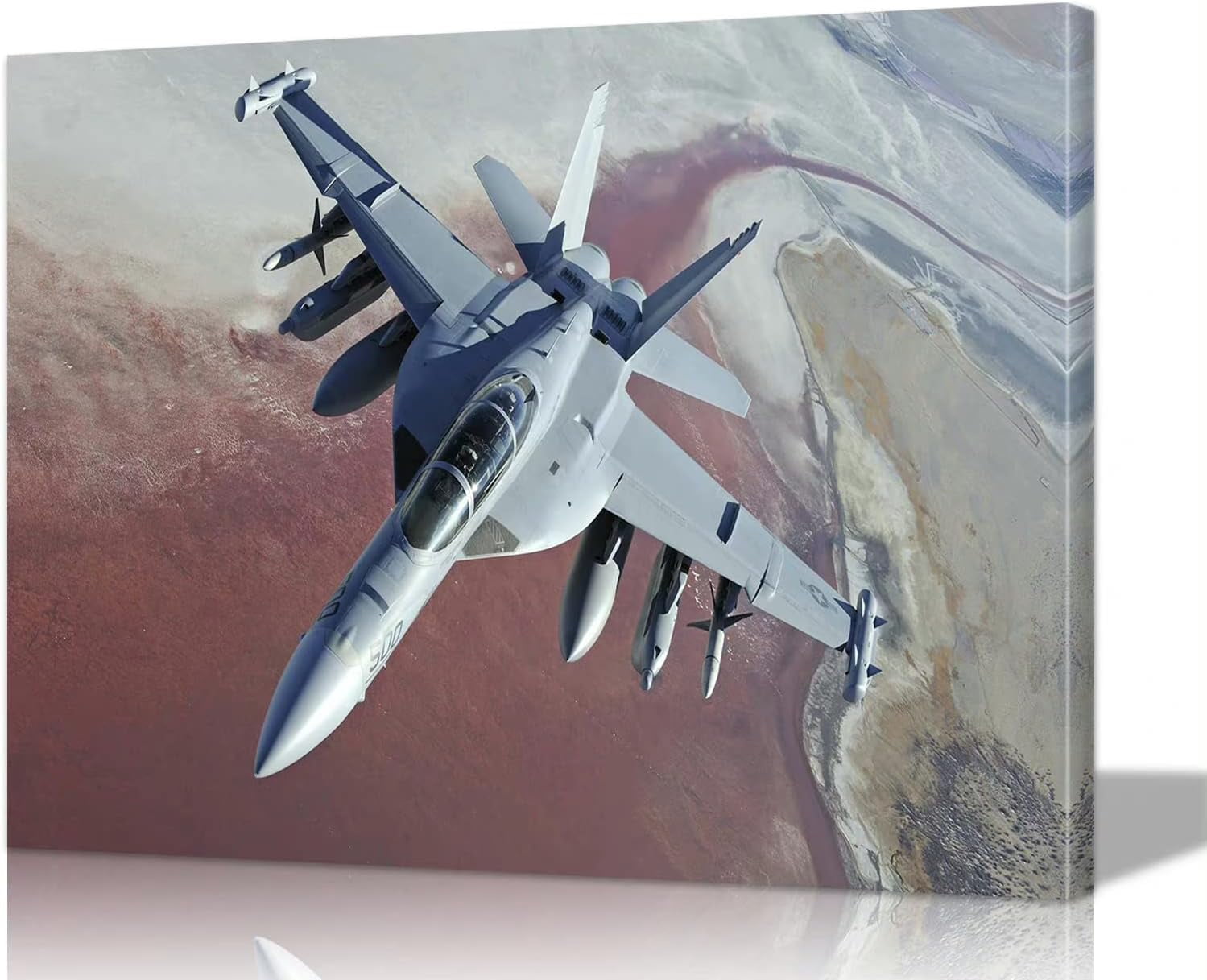 SYDposter Aviation Wall Art EA-18G Growler Airplane Decor Aviation ...