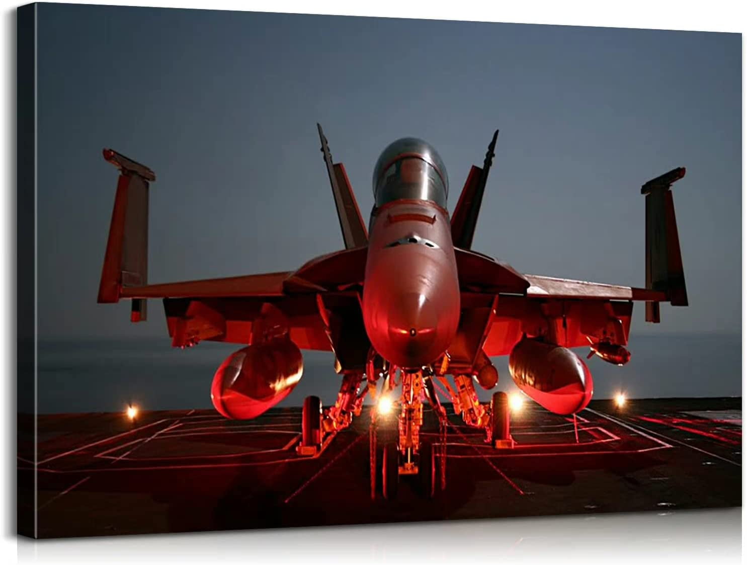 SYDposter Aviation Wall Art Hornet Strike Fighter Airplane Painting ...