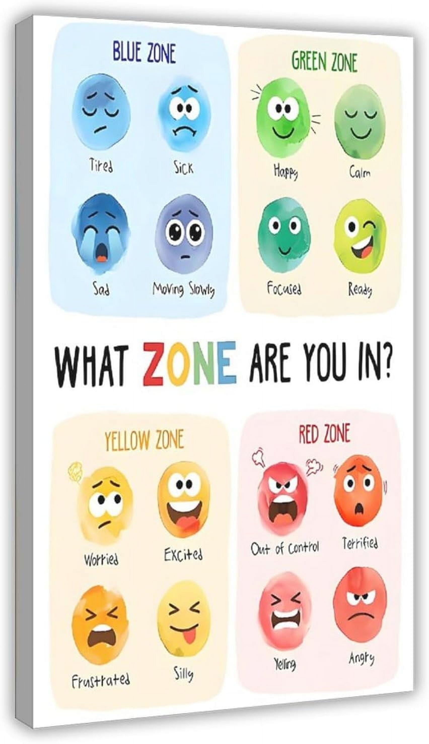 SYDposter Children's emotional charts Educational Emotional Poster ...