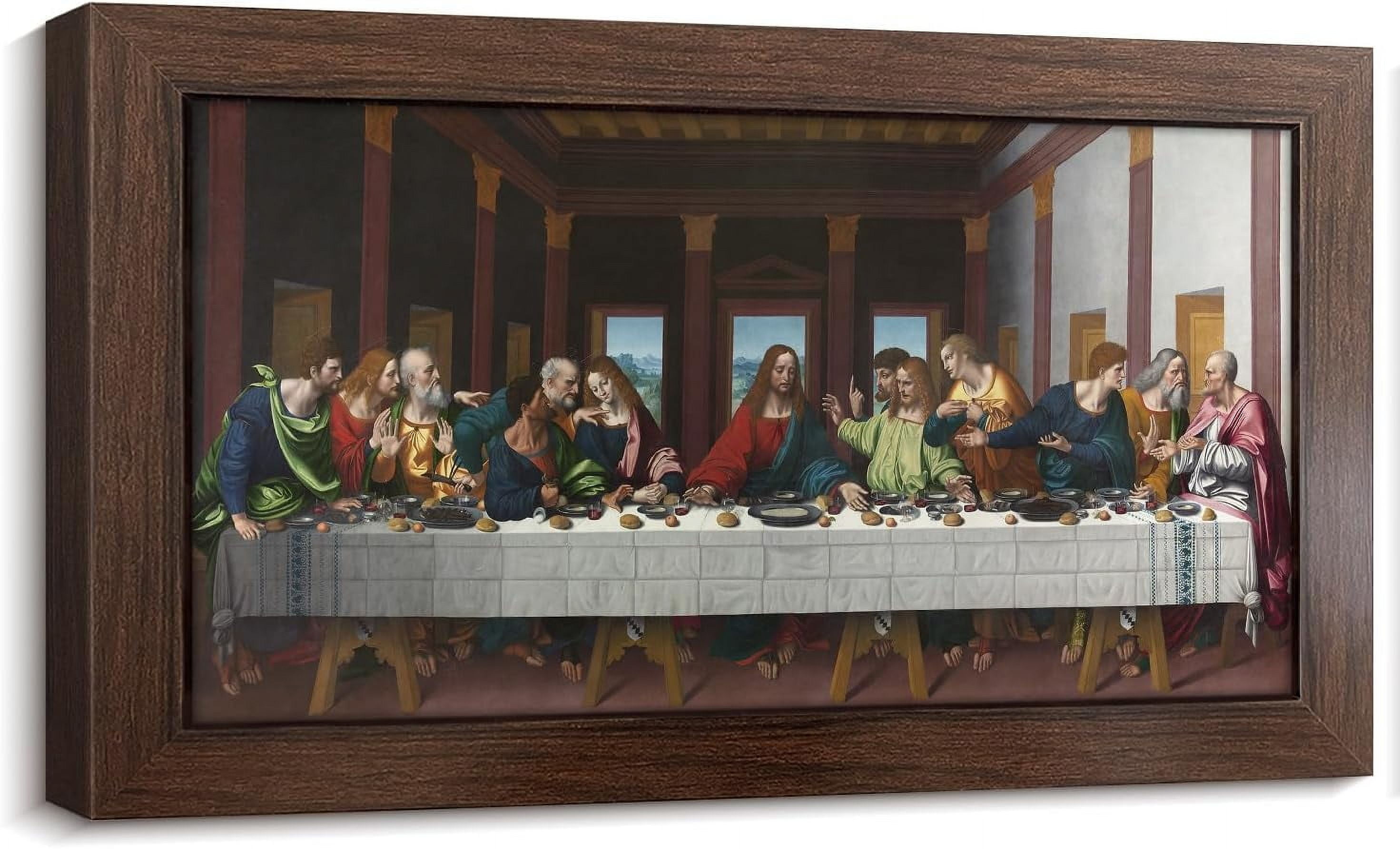 SYDposter Christian Art Last Supper Wall Art Religious Wall Decor ...