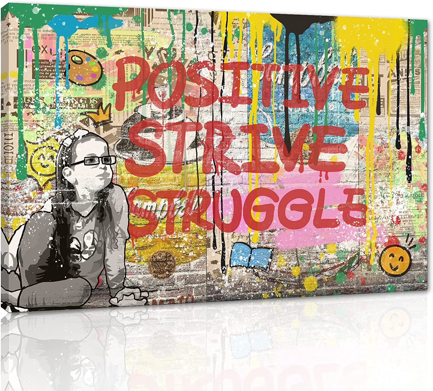 SYDposter Graffiti Wall Art Inspirational Wall Decor Street Art ...
