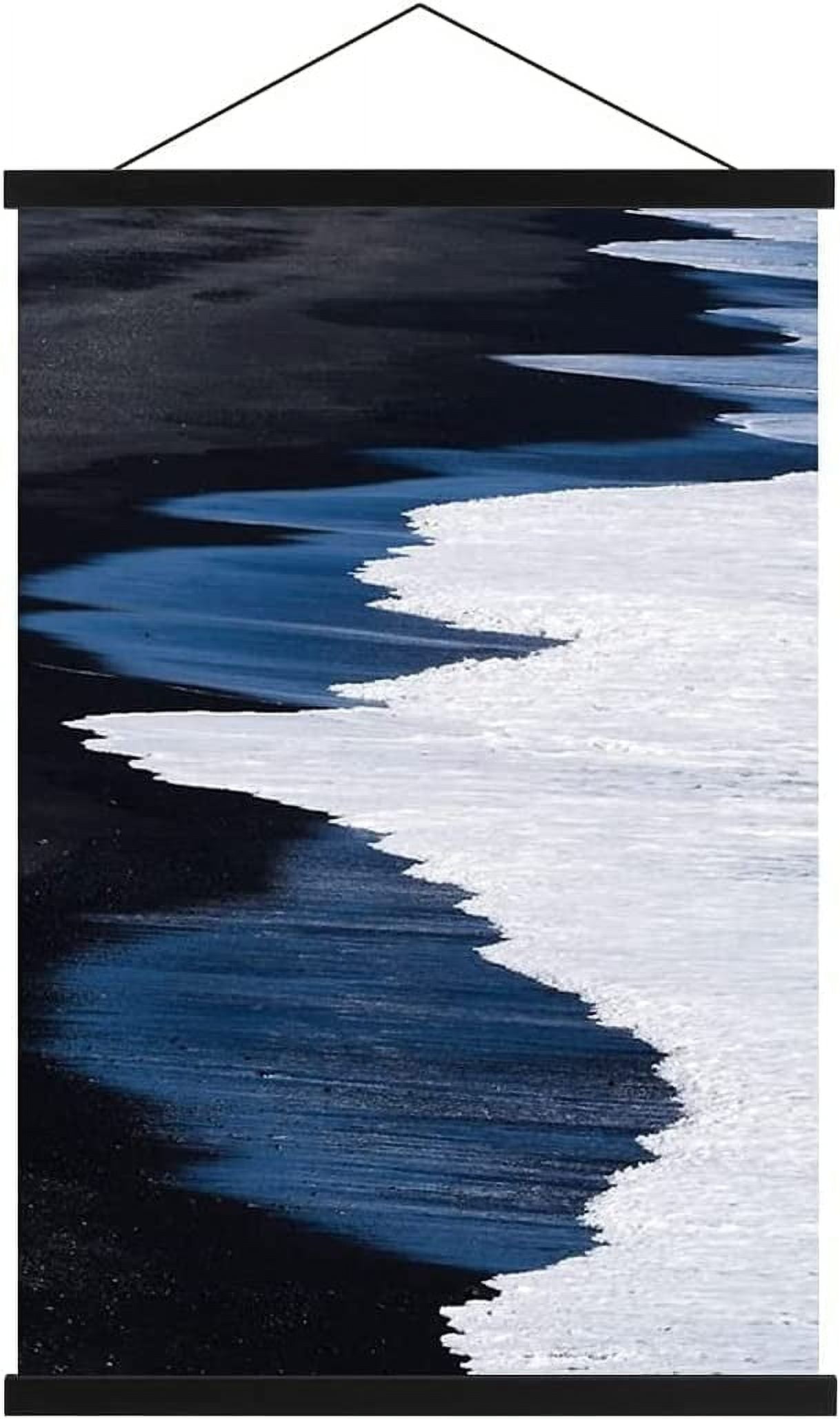 SYDposter Magnetic Poster Hanger, Poster Frame Wood Wooden Magnet Print ...