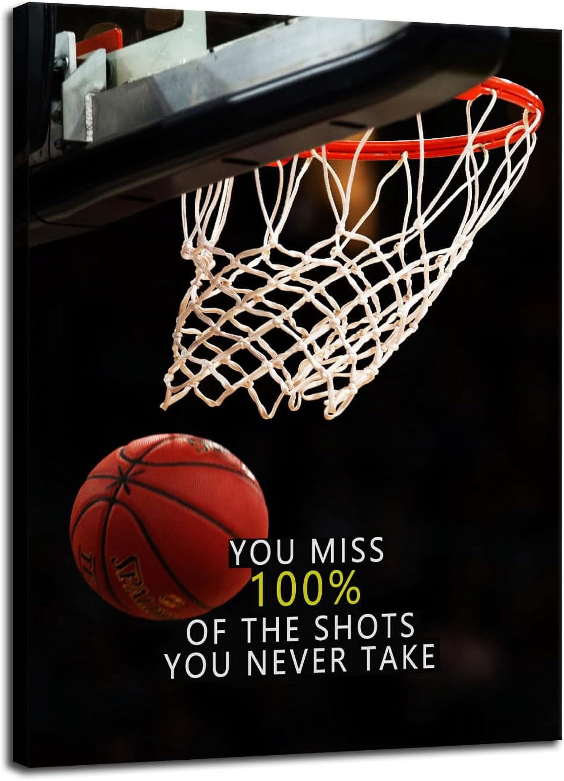 SYDposter Motivational Sports Star Quotes Canvas Wall Art Inspirational ...