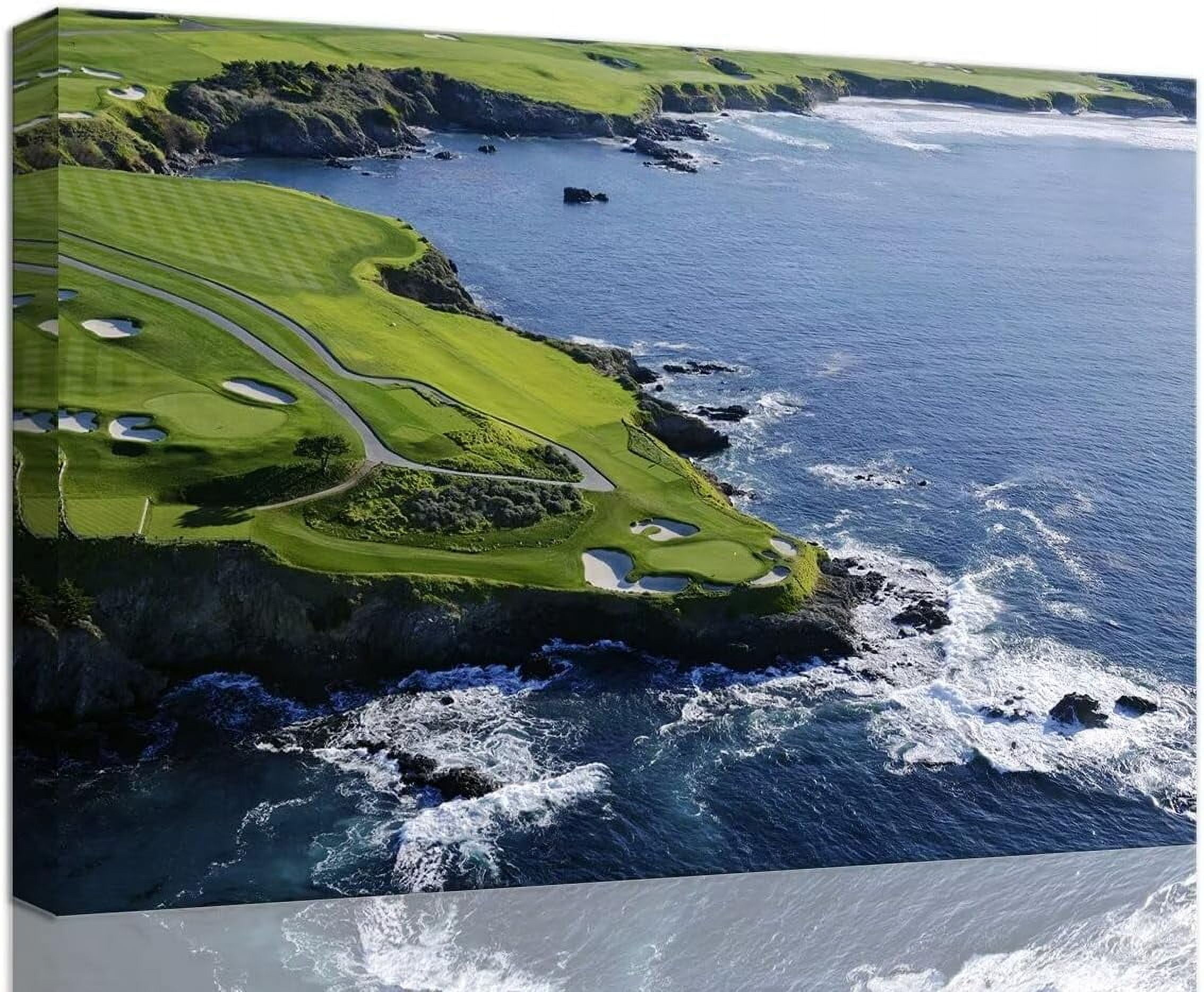 SYDposter Pebble Beach Golf Course Canvas Wall Art for Living Room ...