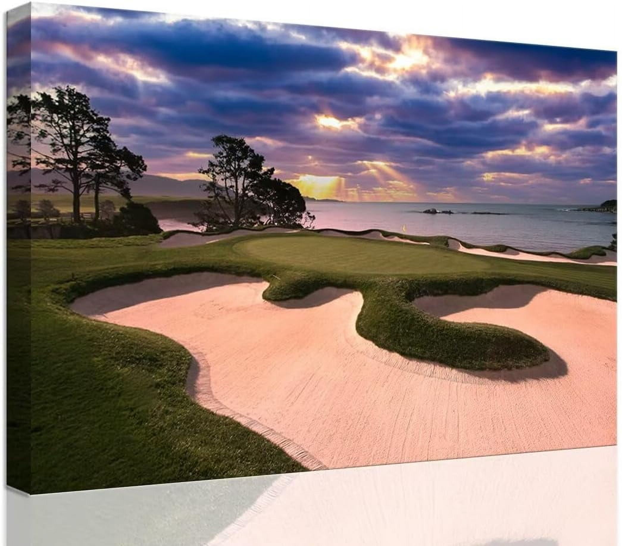 SYDposter Pebble Beach Golf Course Wall Art for Living Room Bedroom ...