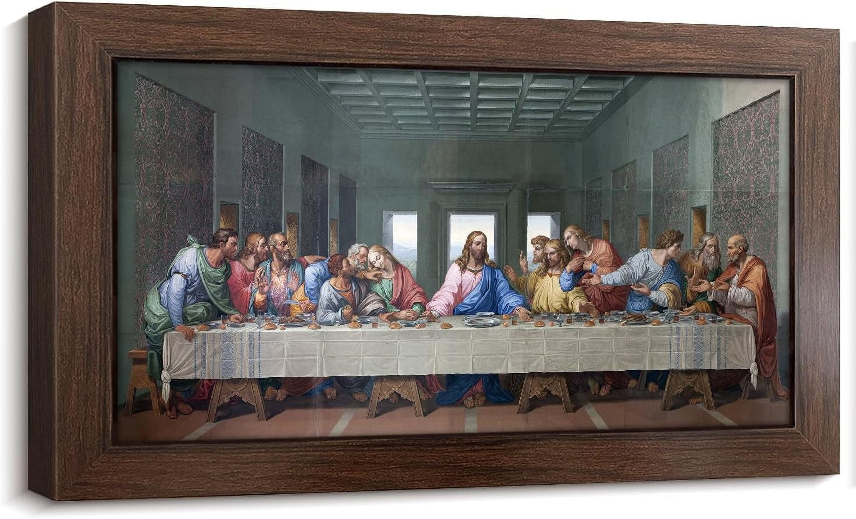 SYDposter The Last Supper Christian Wall Decor Christian Art Jesus Decor Jesus Wall Decor ...