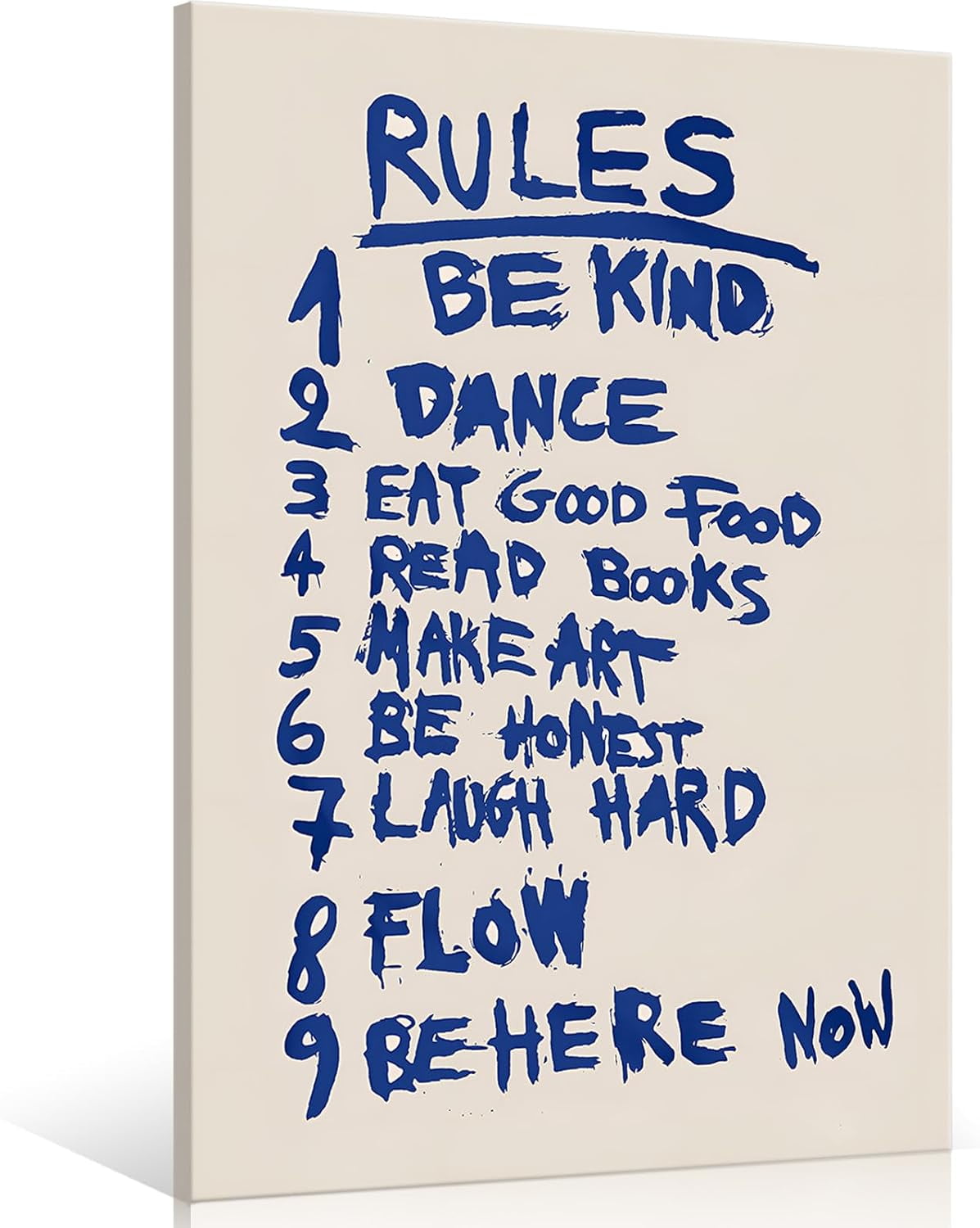 SYDposter Vintage Motivational Rules Quotes Wall Art Posters Teen Girly ...