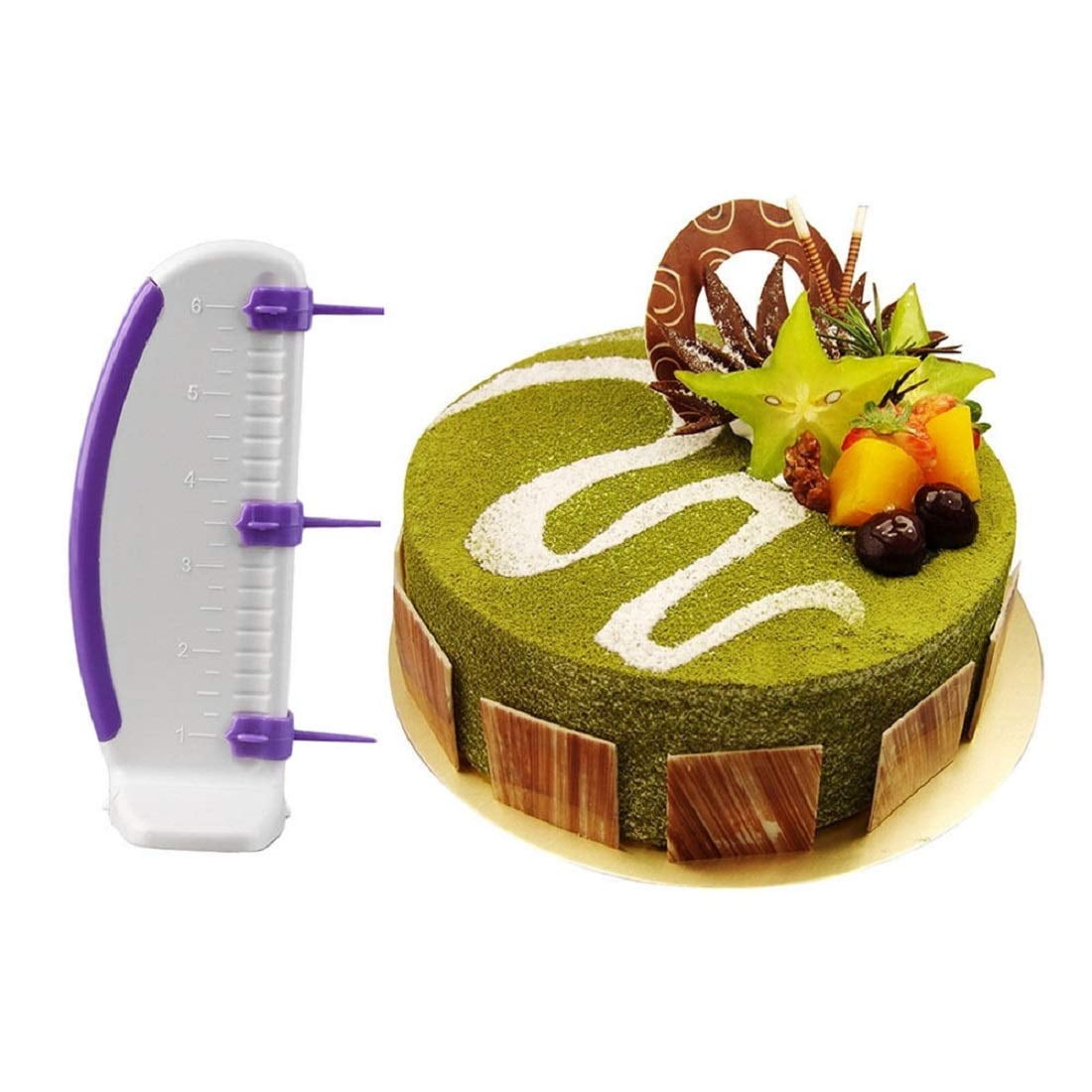 SYGA Plastic Cake Ruler Decorator Border Baking Tools for Cakes ...
