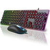 Ledeez Gamer Girl 4-in-1 LED Pink Gaming Set, Multi-Color LED Keyboard ...