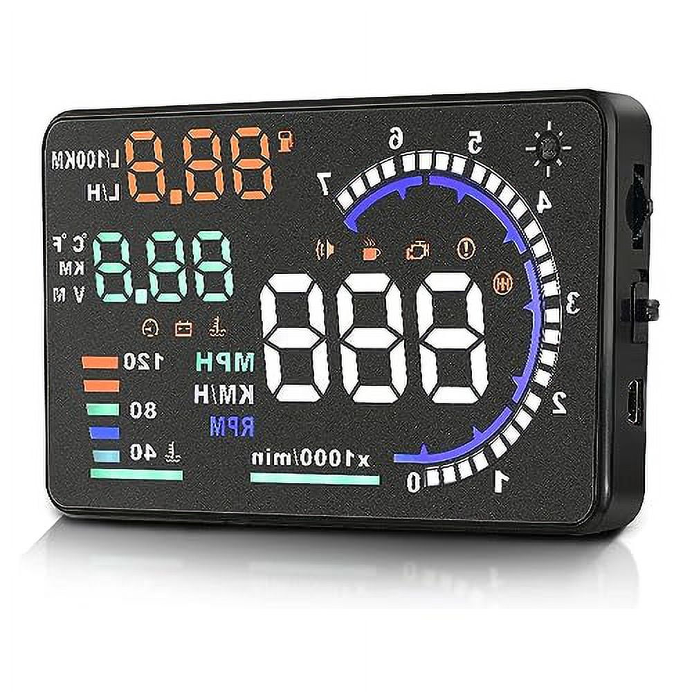 SYH&AQYE A8 5.5 OBD II Car HUD Display, Car HUD Head up Display ...