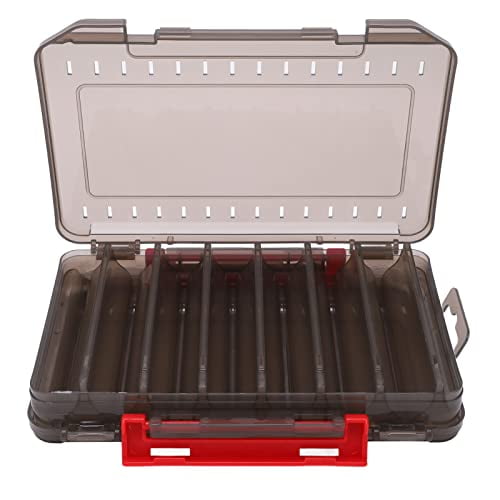 SYH&AQYE Tackle Box, Double Sided Plastic Fishing Storage Box, Lure ...