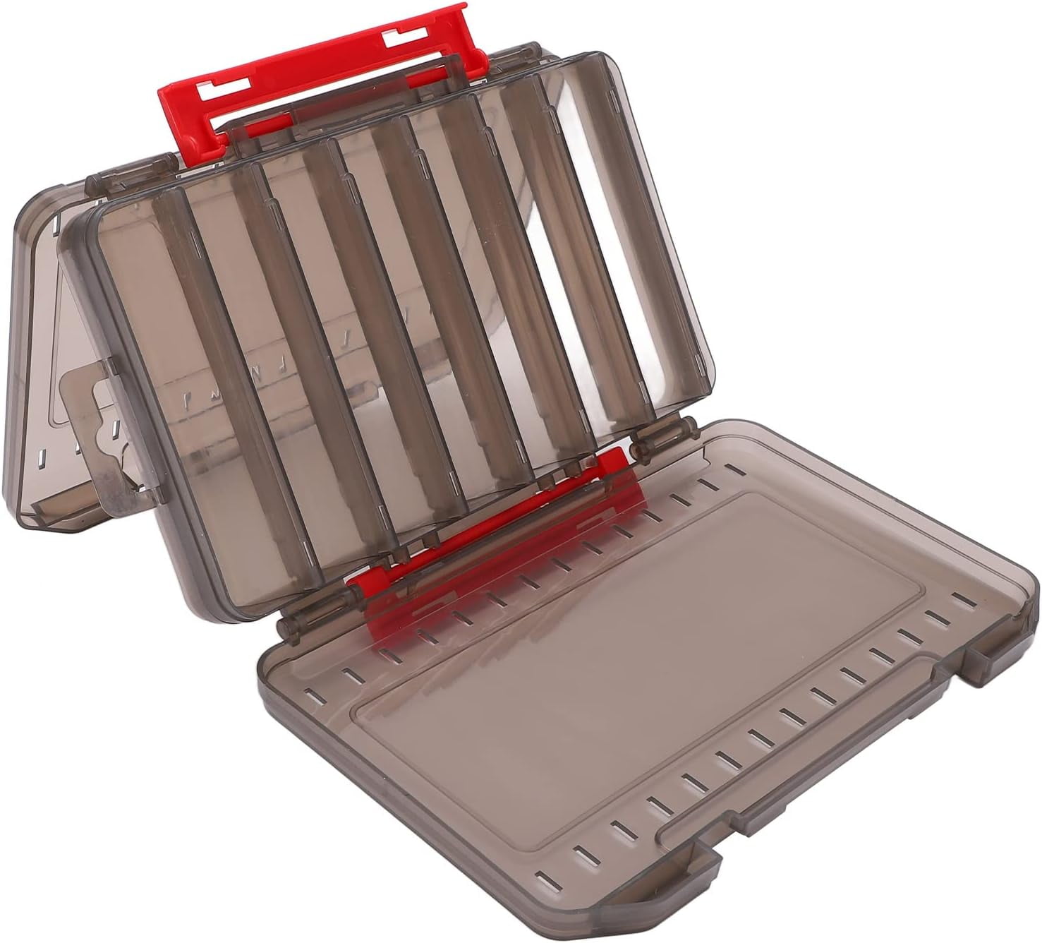 SYH&AQYE Tackle Box, Double Sided Plastic Fishing Storage Box, Lure Boxes with Handle for ...