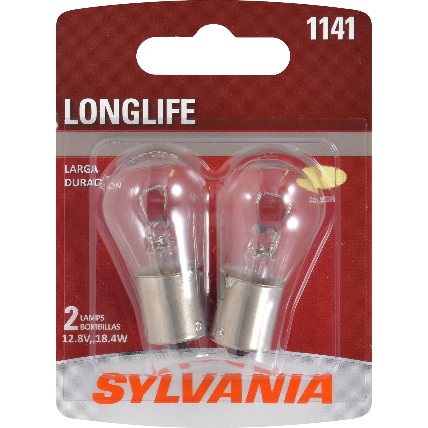 SYLVANIA 1141 Long Life Mini Bulb, 2 Pack - Walmart.com