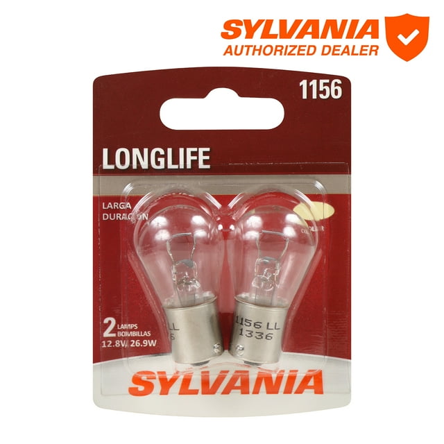 Sylvania 1156 Long Life Mini Bulb, 2 Pack, Compatible with Multiple Cars - Walmart.com