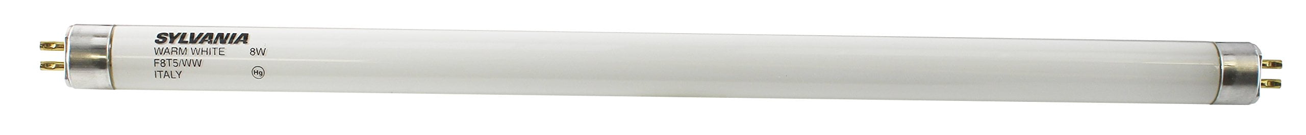 SYLVANIA 21367 - F8T5/WW - 8 Watt - T5 Linear Fluorescent Tube - 3000K ...