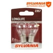 SYLVANIA 2-Pack 3157 P27/7W Long Life Miniature Automotive Light Bulbs, Durable and Low ...