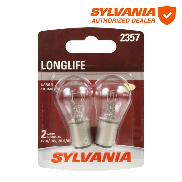 Sylvania 2357 Long Life Mini Bulb, 2 Pack, Compatible with Multiple ...